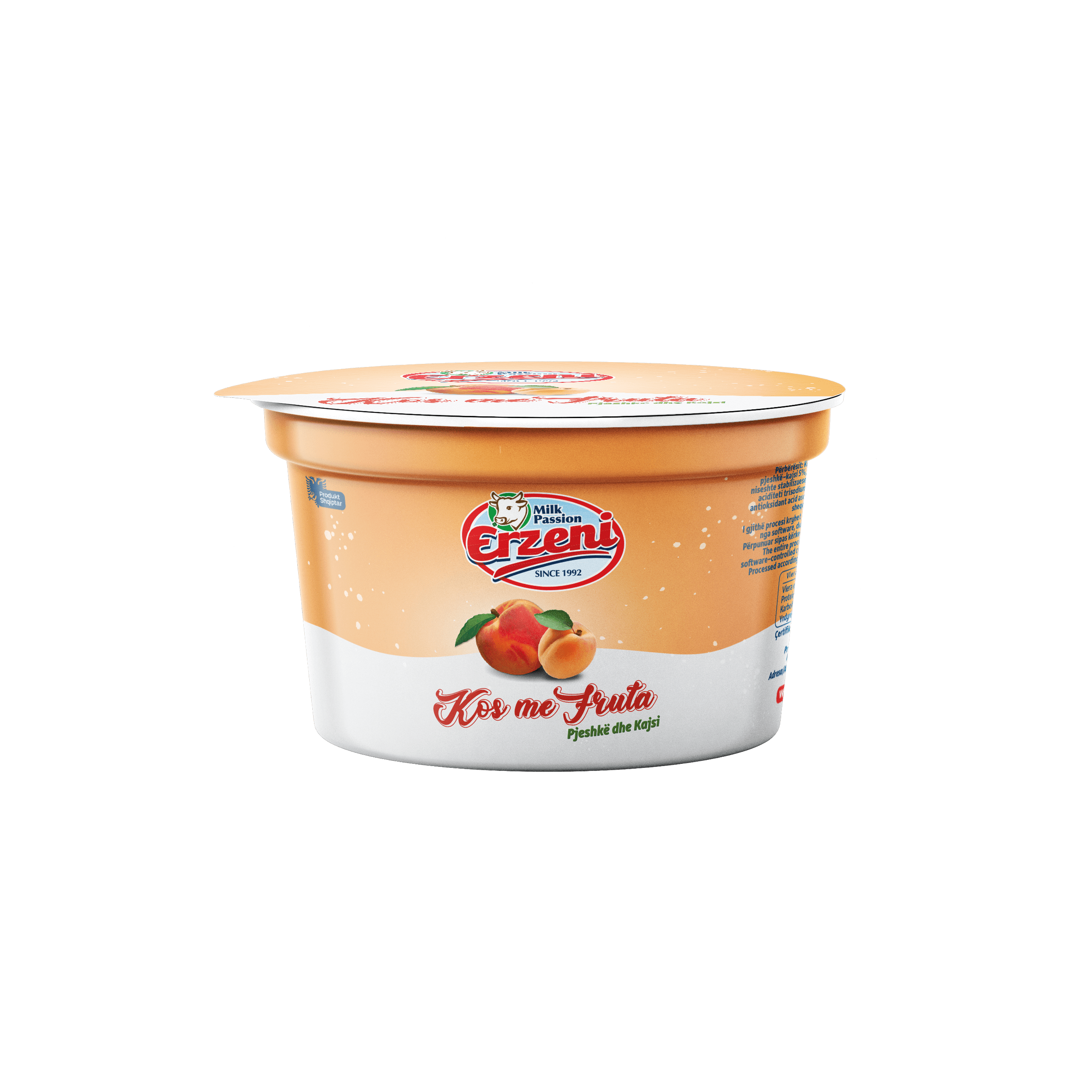 Peach Fruit Yogurt - Erzeni