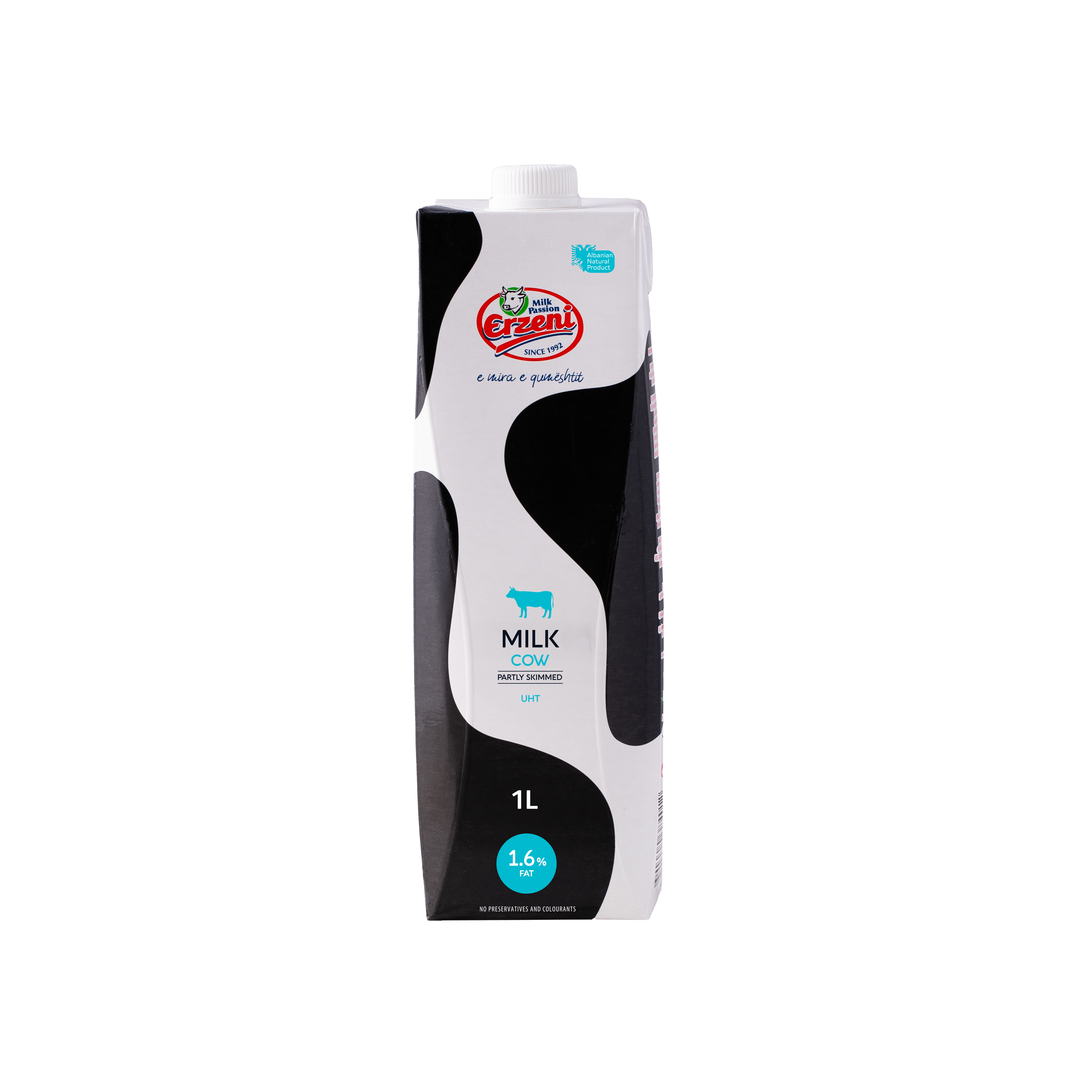 UHT Milk 1.6% Fat - Erzeni
